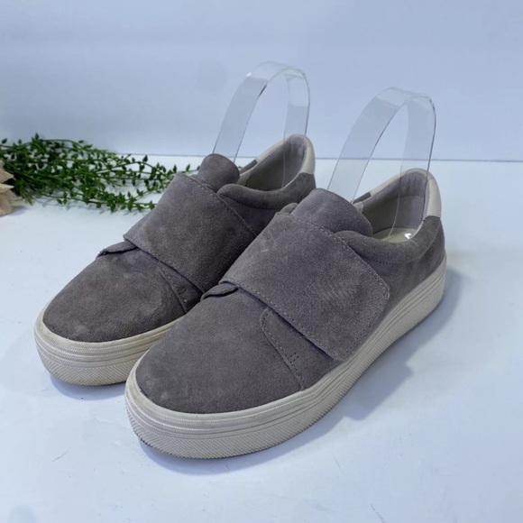 Dolce Vita | Shoes | Dolce Vita Grey Suede Tiga Slip On Hook Loop ...